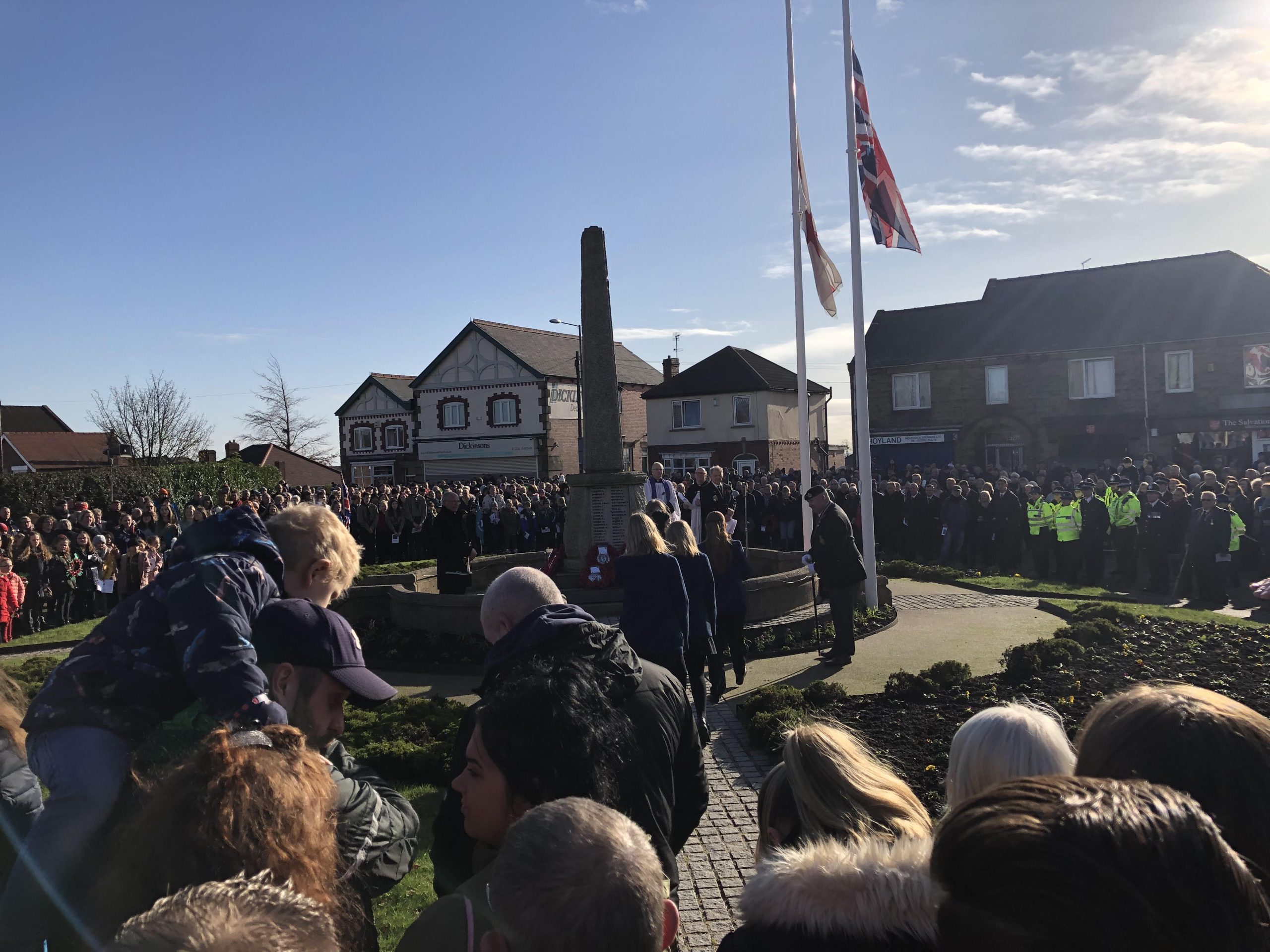 Students represent Academy at Remembrance Service - Kirk Balk Academy
